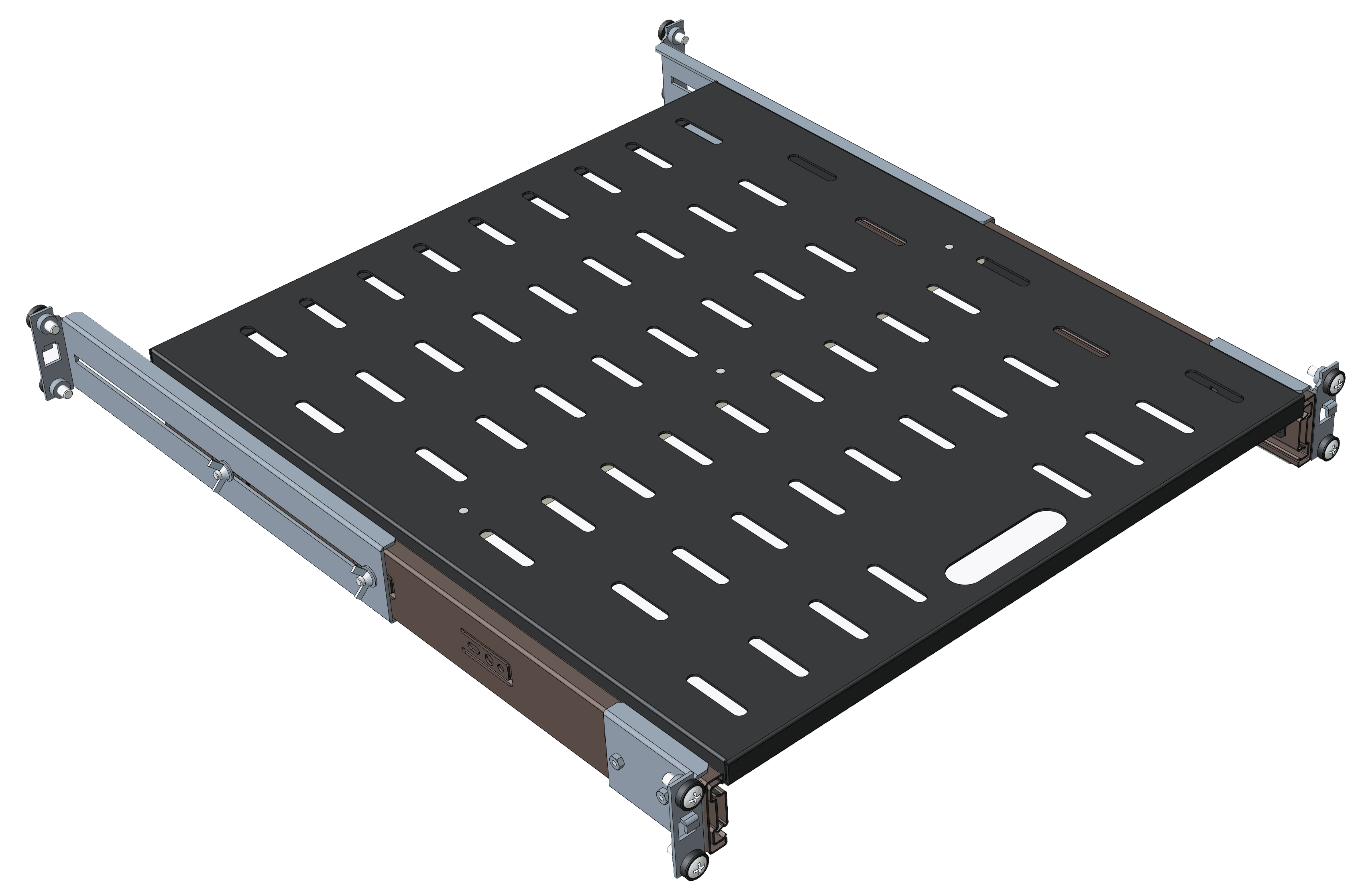 Tablette coulissante 19 pouces universelle | EFIRACK
