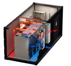 Datacenter en container avec refroidissement innovant | EFIRACK